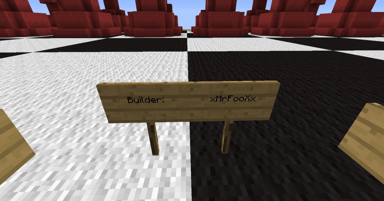 Huge ChessBoard Minecraft Map