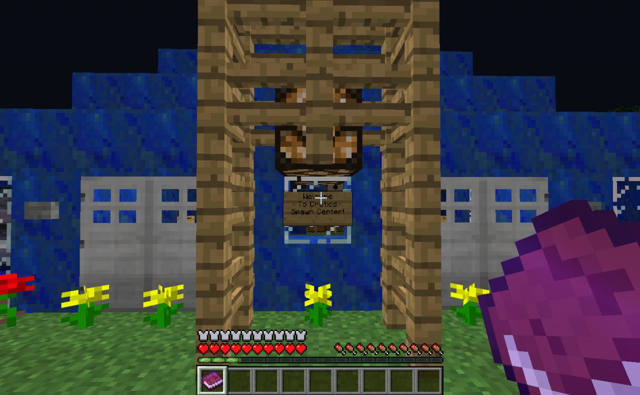 Crotics Spawn Center Minecraft Map