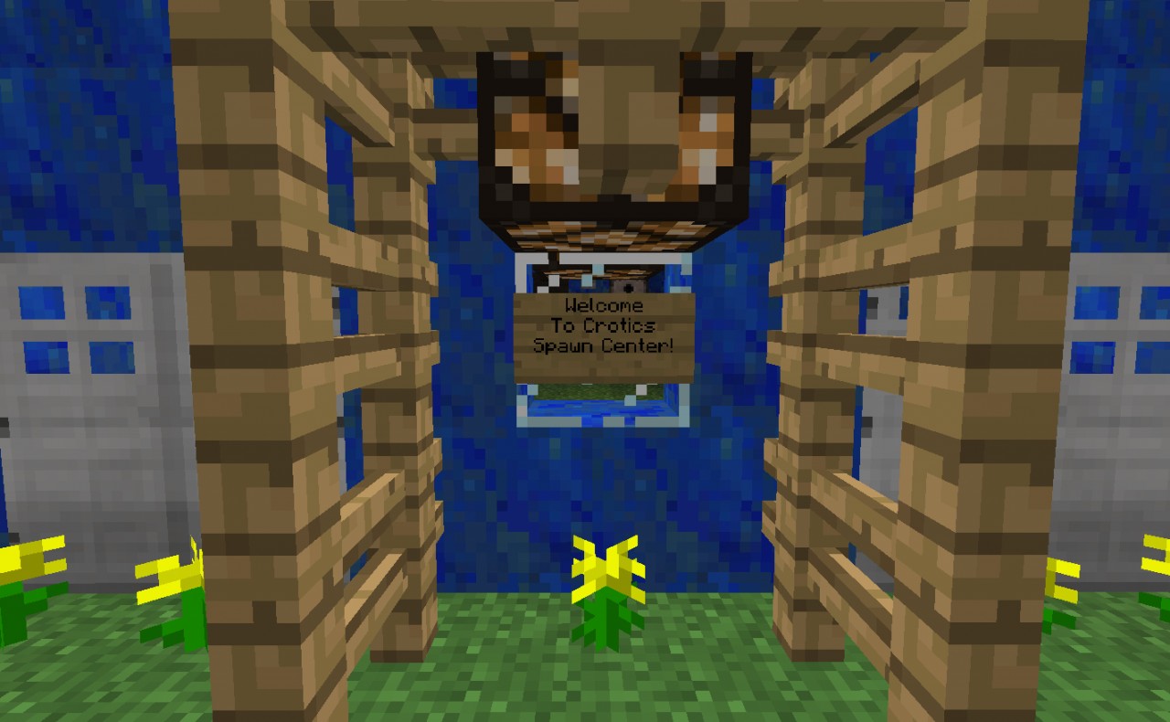 Crotics Spawn Center Minecraft Map