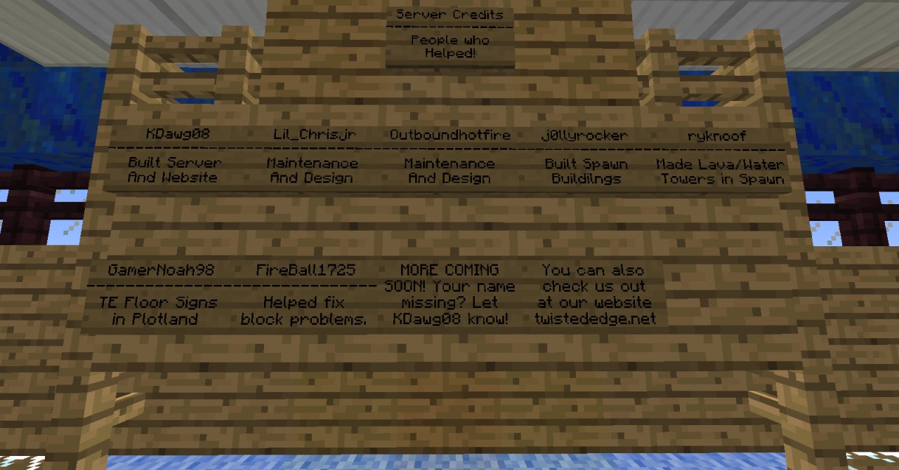 Twisted Edge Minecraft Server