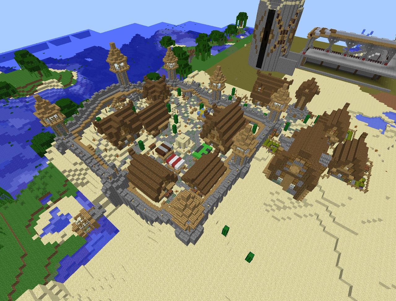 Desert town of Shaylee Minecraft Map