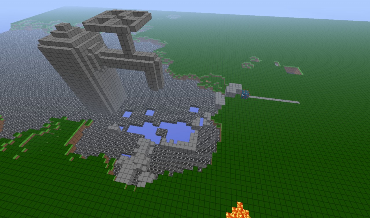 tnt and lava tap Minecraft Map