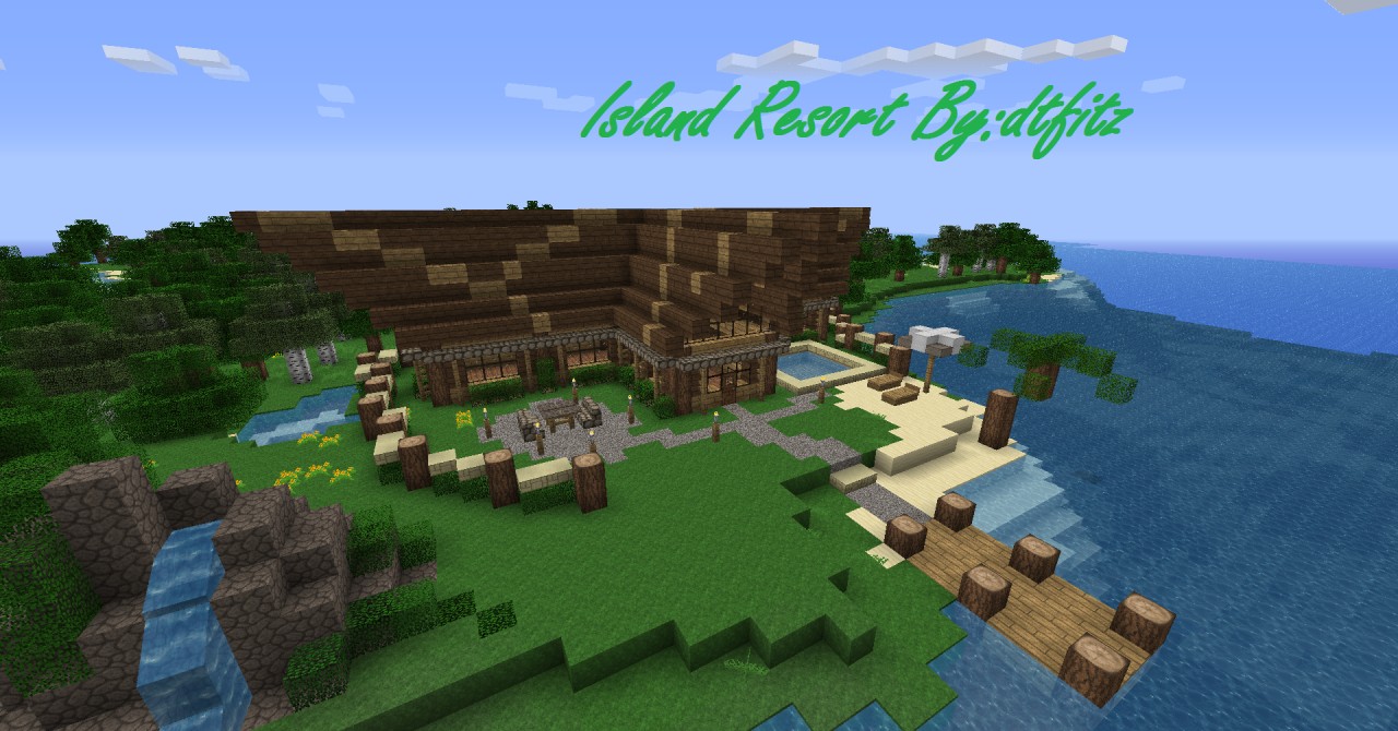 Island Resort || By: dtfitz Minecraft Map