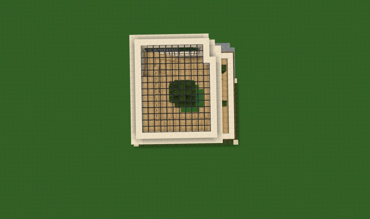 Modern House 20x20 Ground Minecraft Map