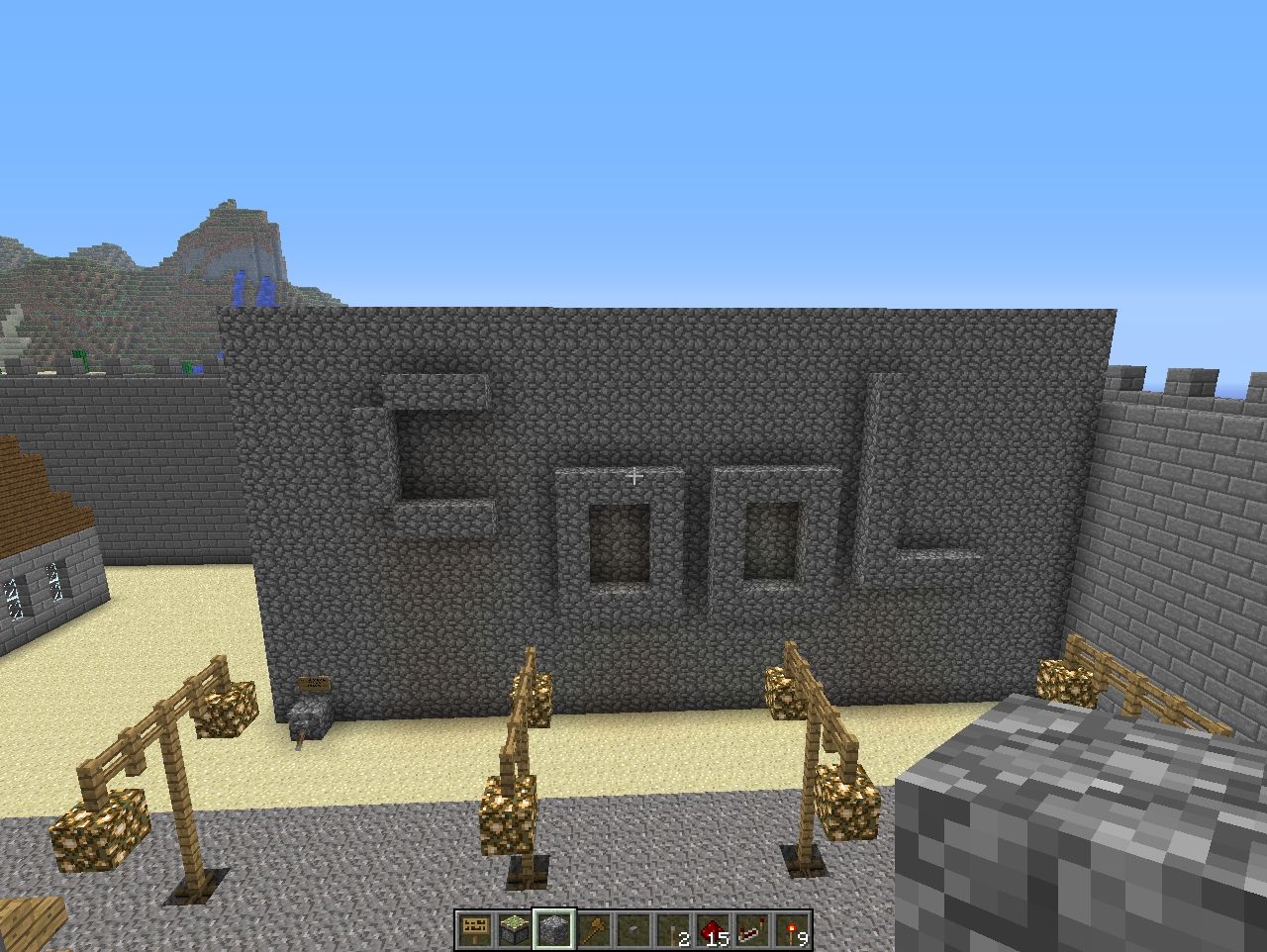 wall of coolness minecraft redstone creation Minecraft Map