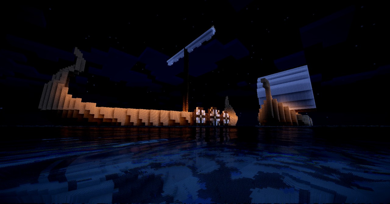 Viking Ship Pack Minecraft Map
