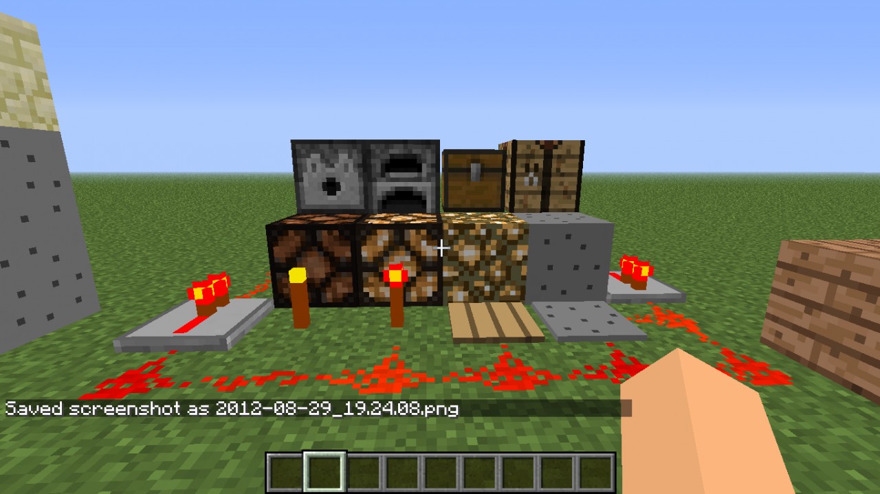 easy craft beta now with furnaces and dispensers Minecraft Texture Pack