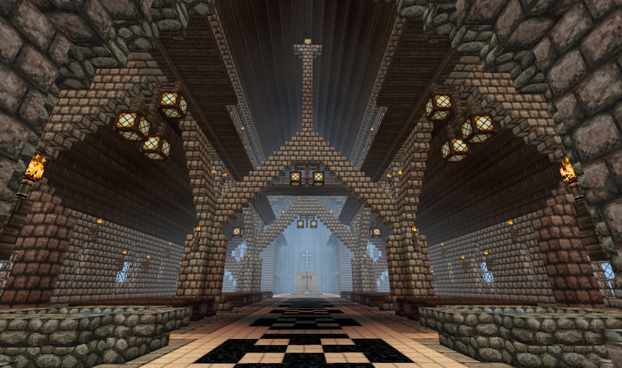 Medieval Cathedral Minecraft Map