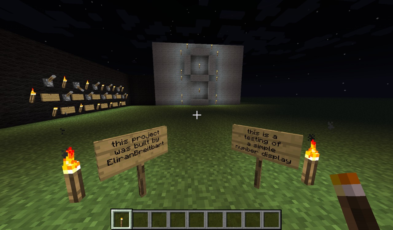 Simple Piston number display v1.0 Minecraft Map
