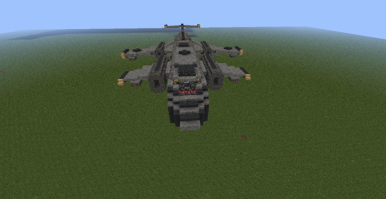 Thunderhawk Transporter and Land Raider Minecraft Map