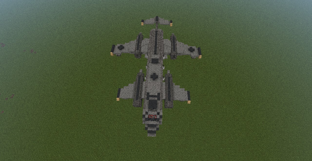 Thunderhawk Transporter and Land Raider Minecraft Map