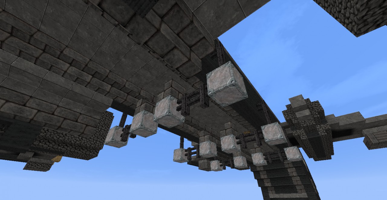 Thunderhawk Transporter and Land Raider Minecraft Map