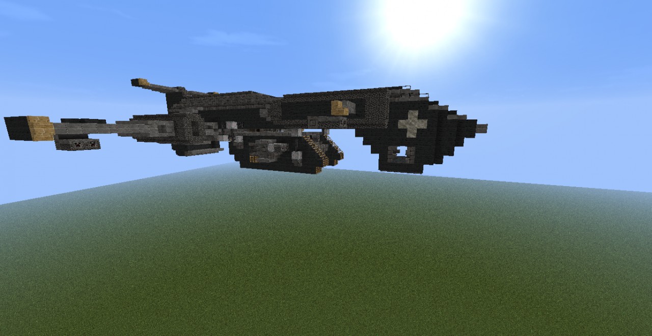 Thunderhawk Transporter and Land Raider Minecraft Map