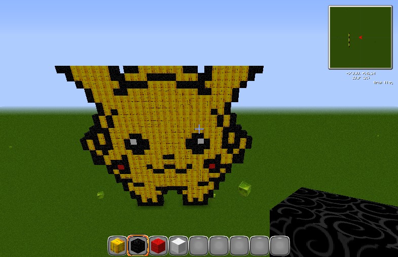 Pikachu [Pixel art] Minecraft Map
