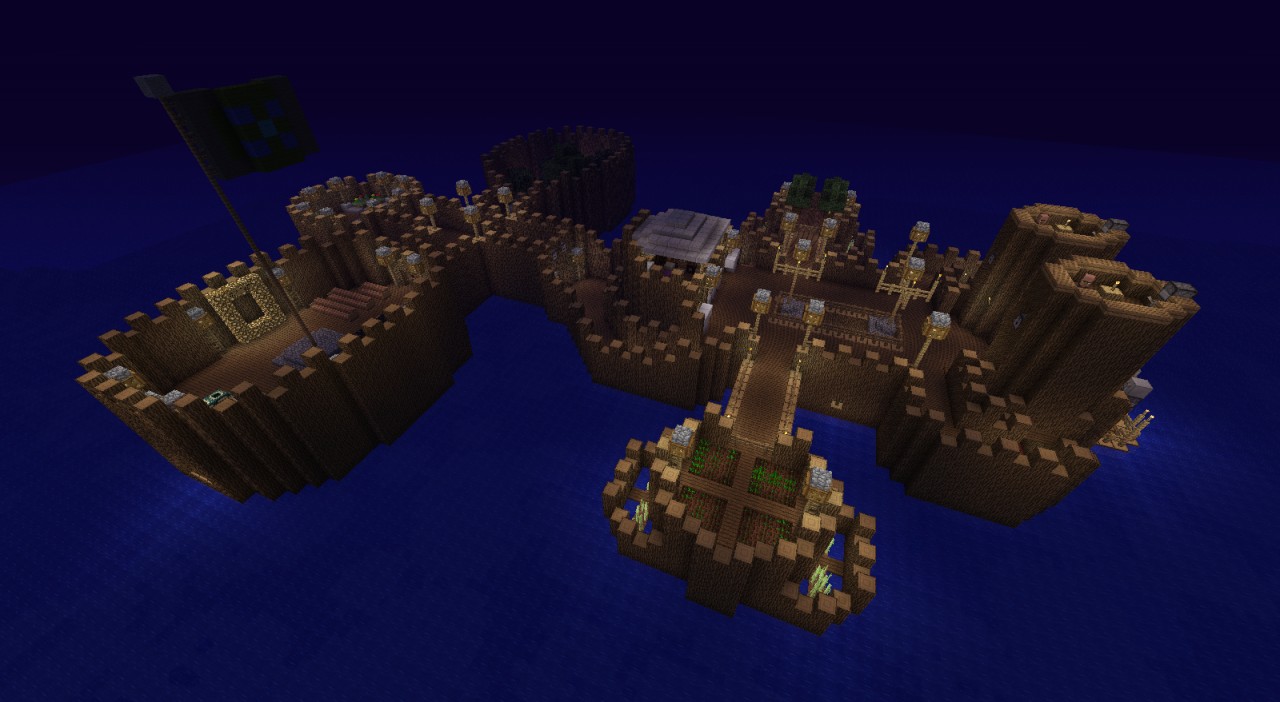 Ocean Fortress Minecraft Map
