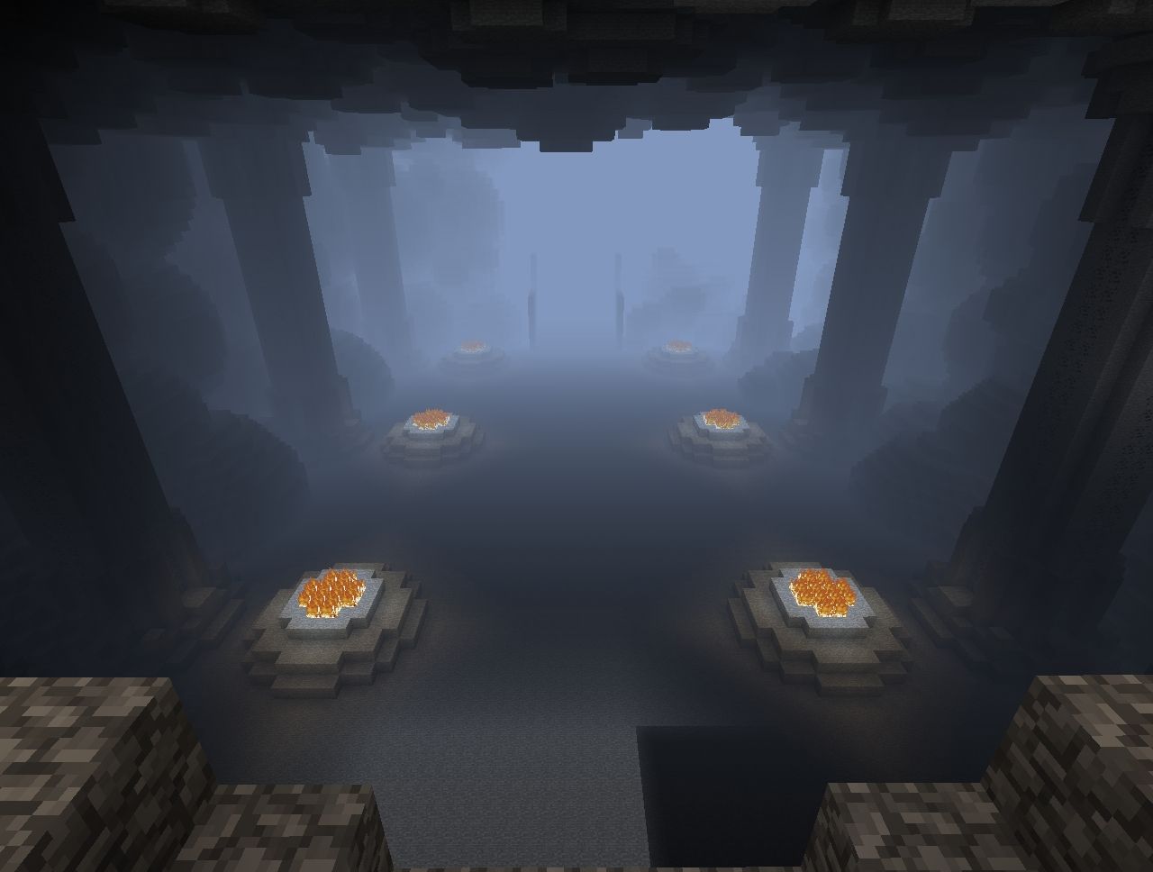 Simple temple. Minecraft Map