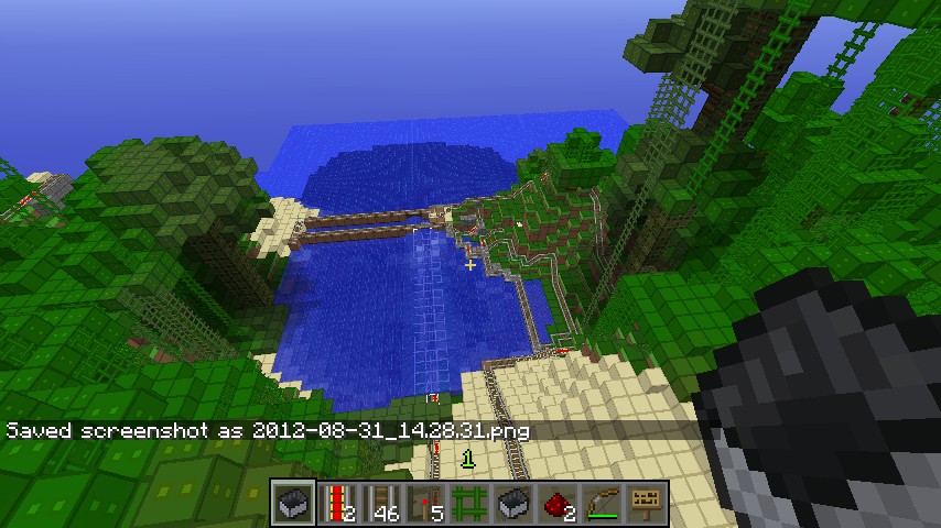 Epic roller coster Minecraft Map