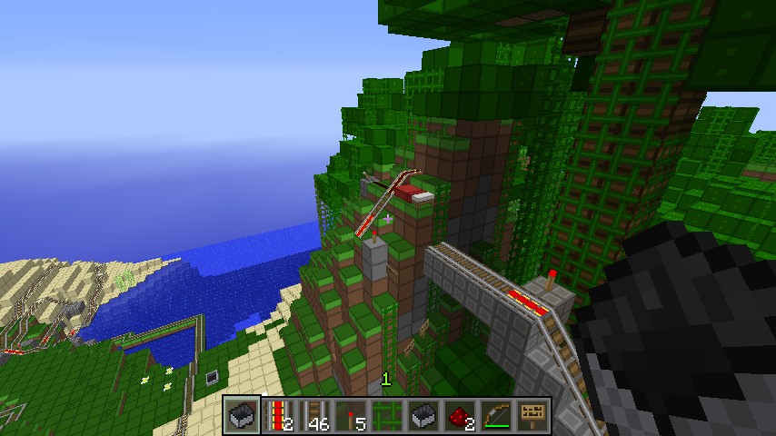 Epic roller coster Minecraft Map