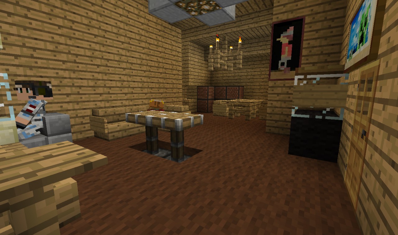 modern normal house Minecraft Map