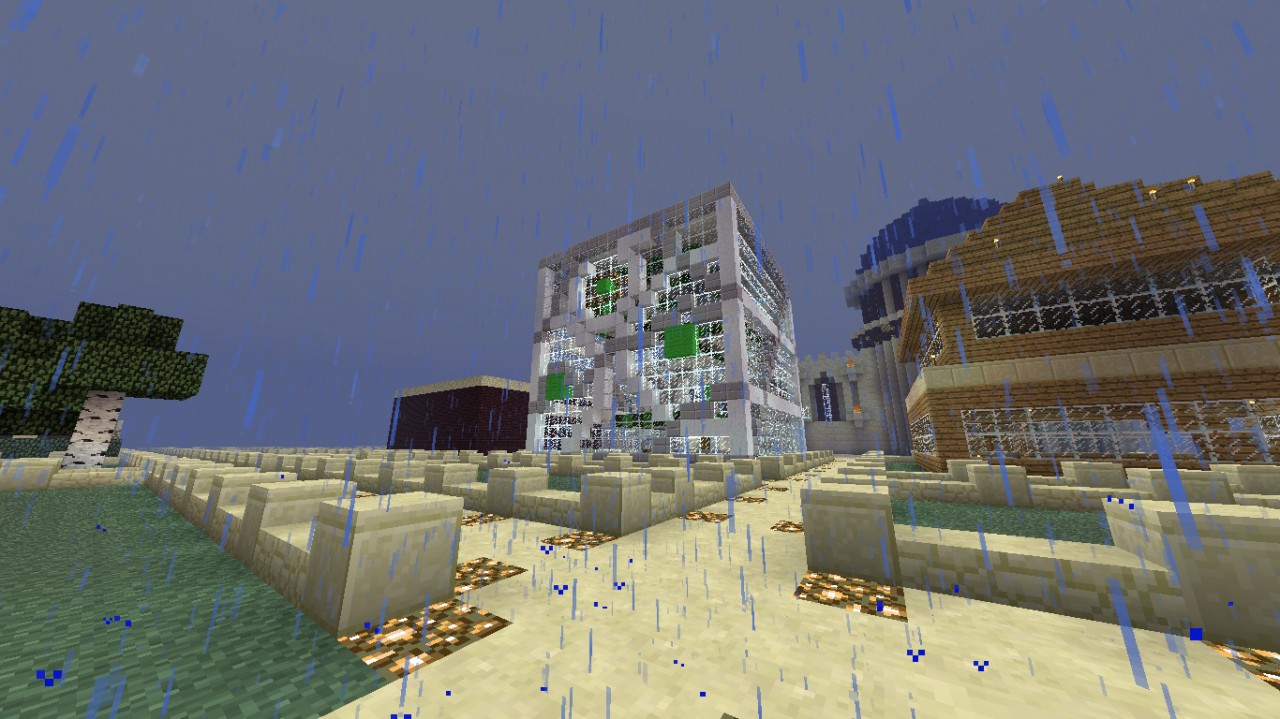 Hex Cuboid house Minecraft Map