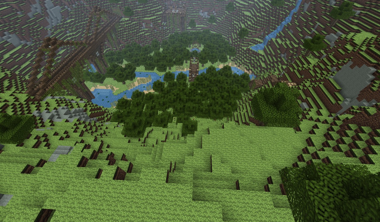 Paradise Garden [Custom Terrain] Minecraft Map