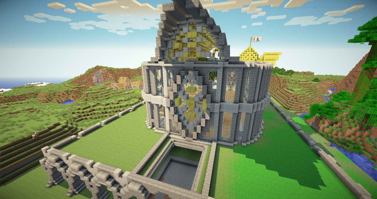 Golden Palace Of Hilldale Minecraft Map