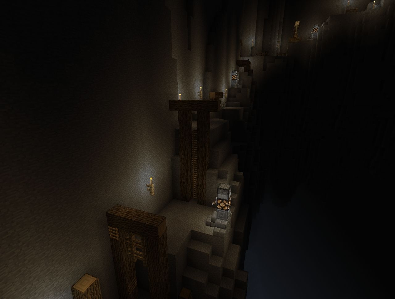 Dark Cave - Adventure map Minecraft Map