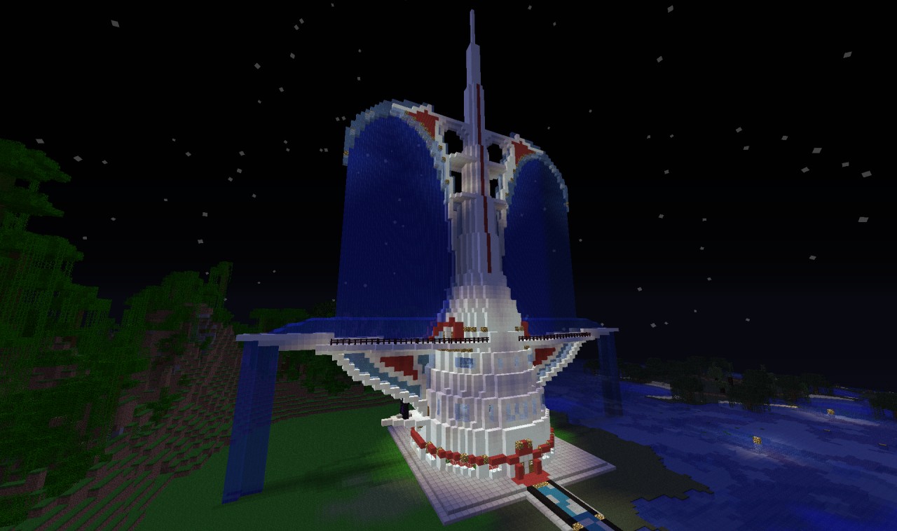 Water/Snow/Ice Arch House Minecraft Map