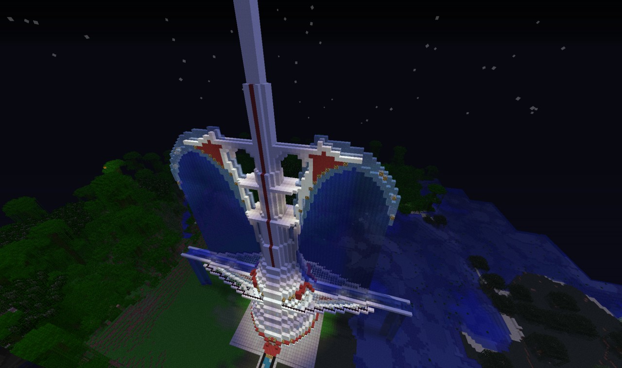 Water/Snow/Ice Arch House Minecraft Map