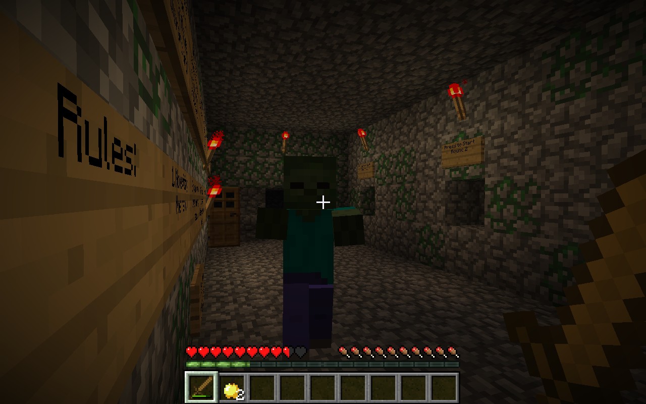 [Zombie Dungeon] [WIP Zombie Survival Map] Minecraft Map