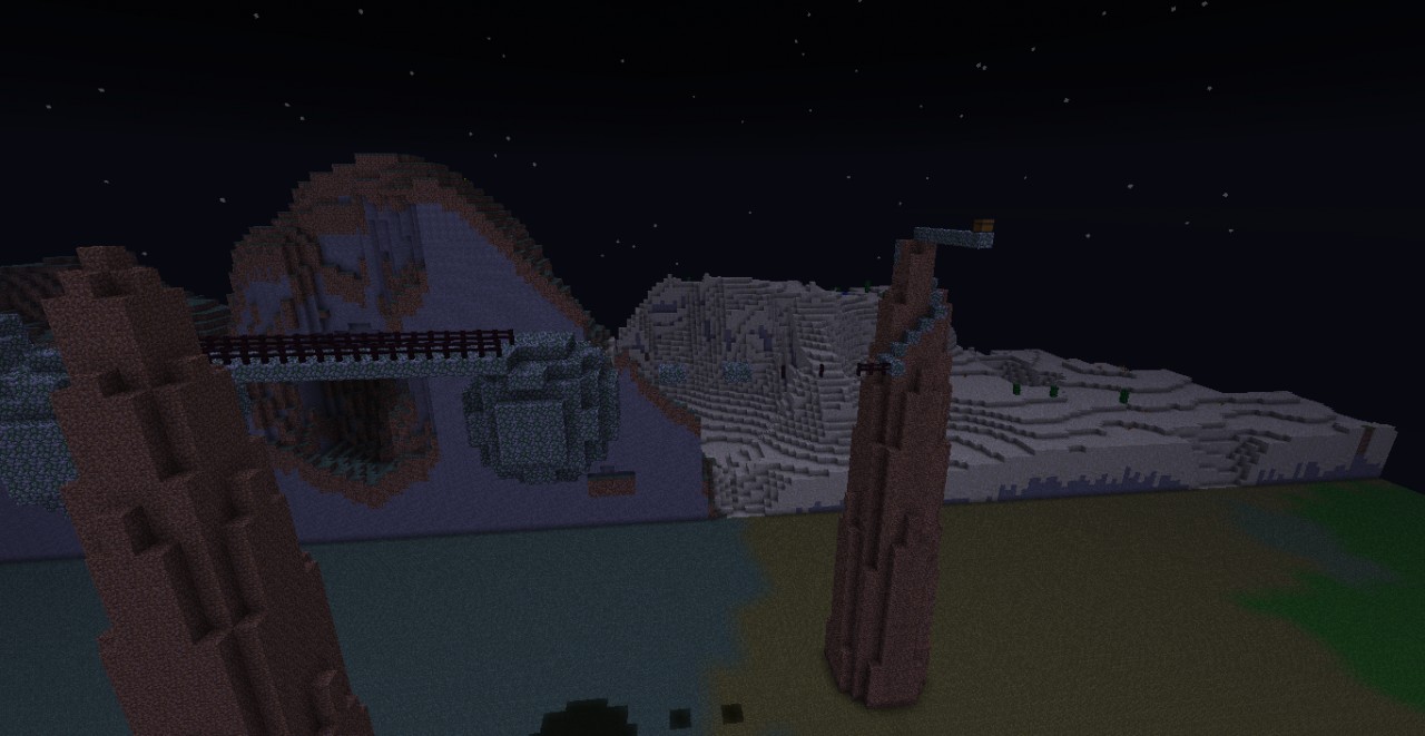 Weird Landscape Minecraft Map