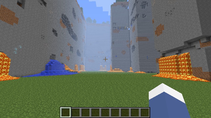 Superflat Cliffs Minecraft Map