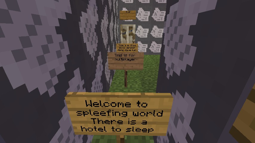 Spleefing arenas w/ hotel (demo-ish version) Minecraft Map