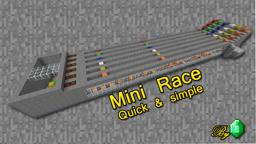 Mini Race - quick & simple running mapdescribe Minecraft Map
