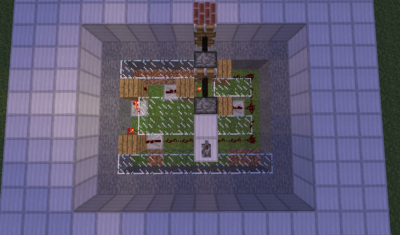 2-block piston bridge (fully retractable) Minecraft Map