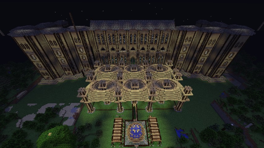 Luxurious Wooden Manor Minecraft Map