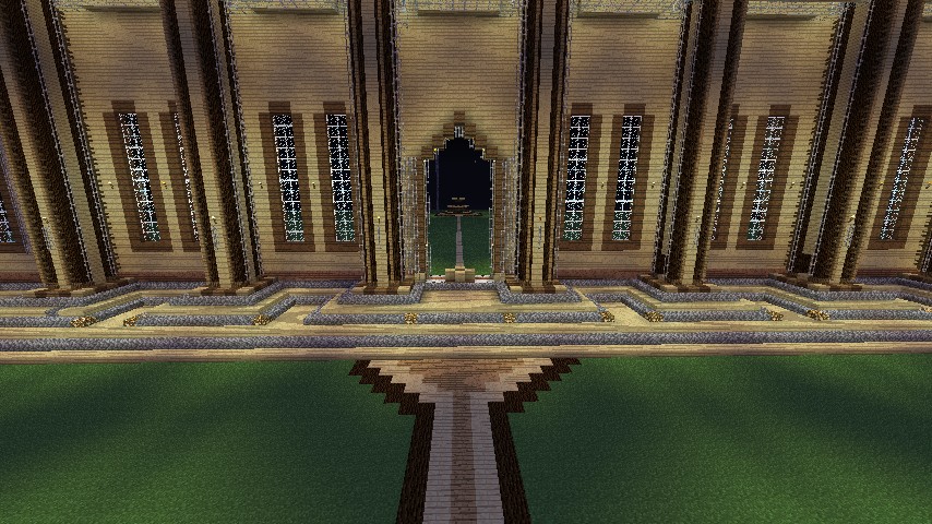 Luxurious Wooden Manor Minecraft Map