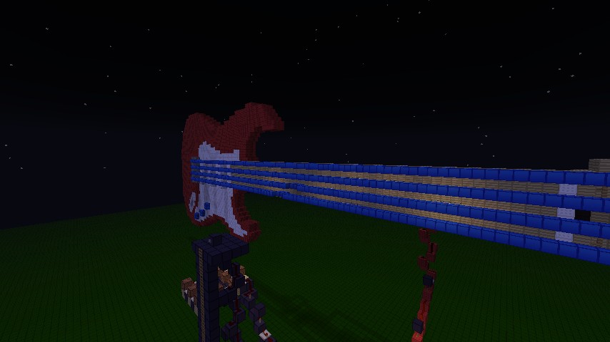 song playing bass guitar!!! Minecraft Map