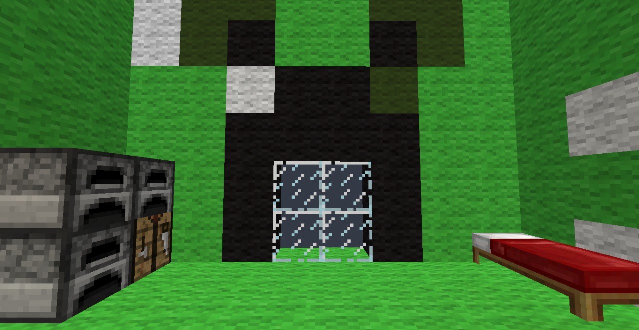 gigant creeper house Minecraft Map