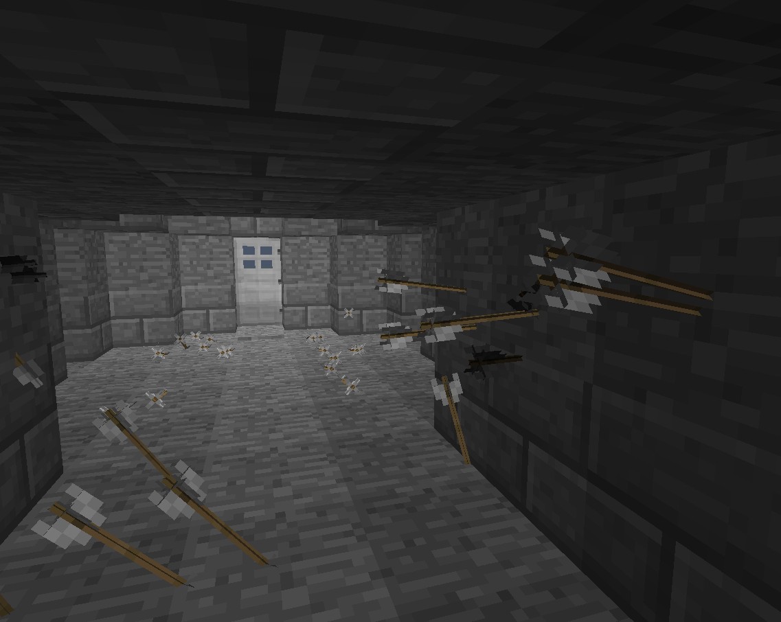 "The Hallway" (Effective Redstone Trap) Minecraft Map
