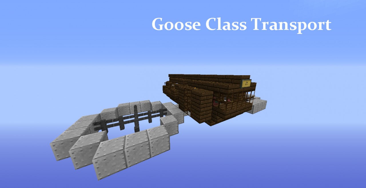 Goose Class Transport Airship Minecraft Map
