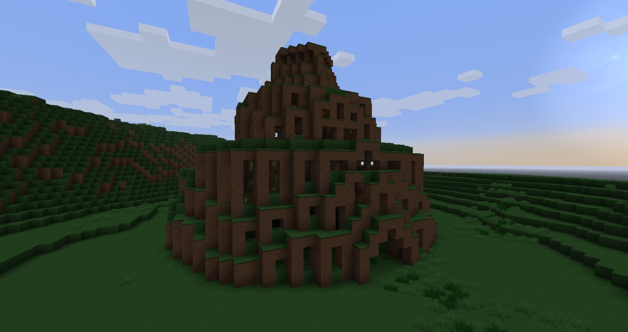 Look What you can make from Just dirt Minecraft Map