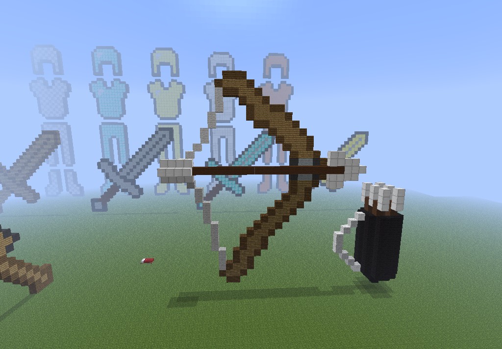 Wepons, Armor, and Tools. Minecraft Map