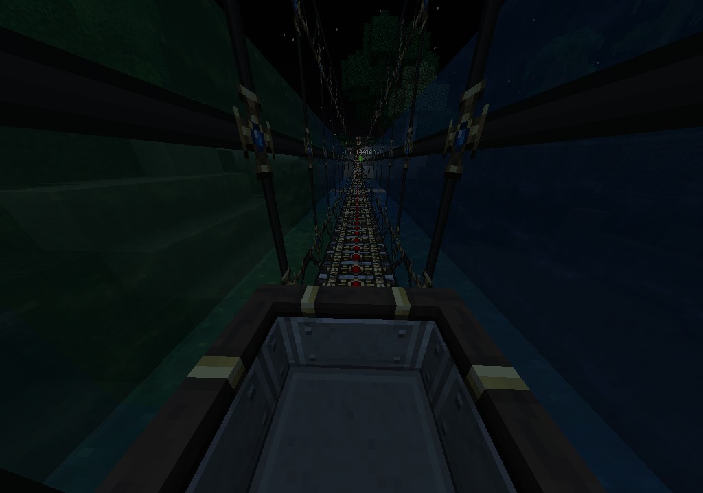 Longest rollercoaster ever. Minecraft Map