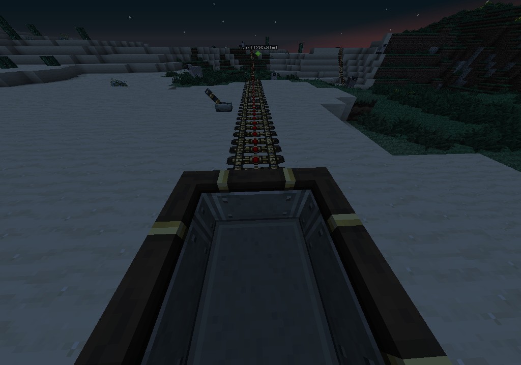 Longest rollercoaster ever. Minecraft Map
