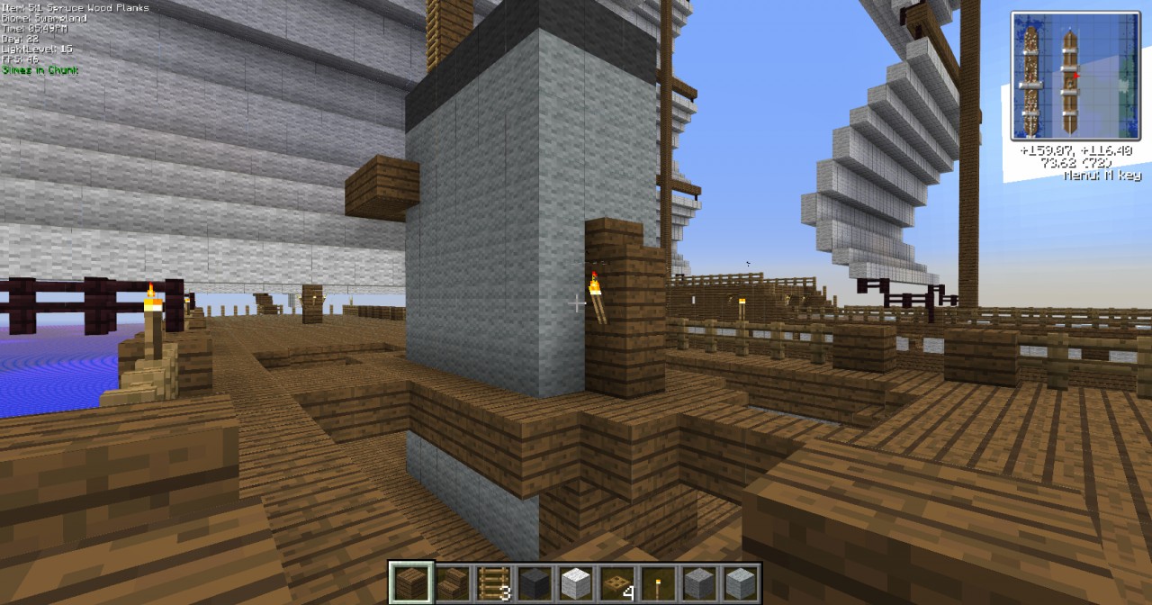 USS Gettysburg 84-gun steamship Minecraft Map