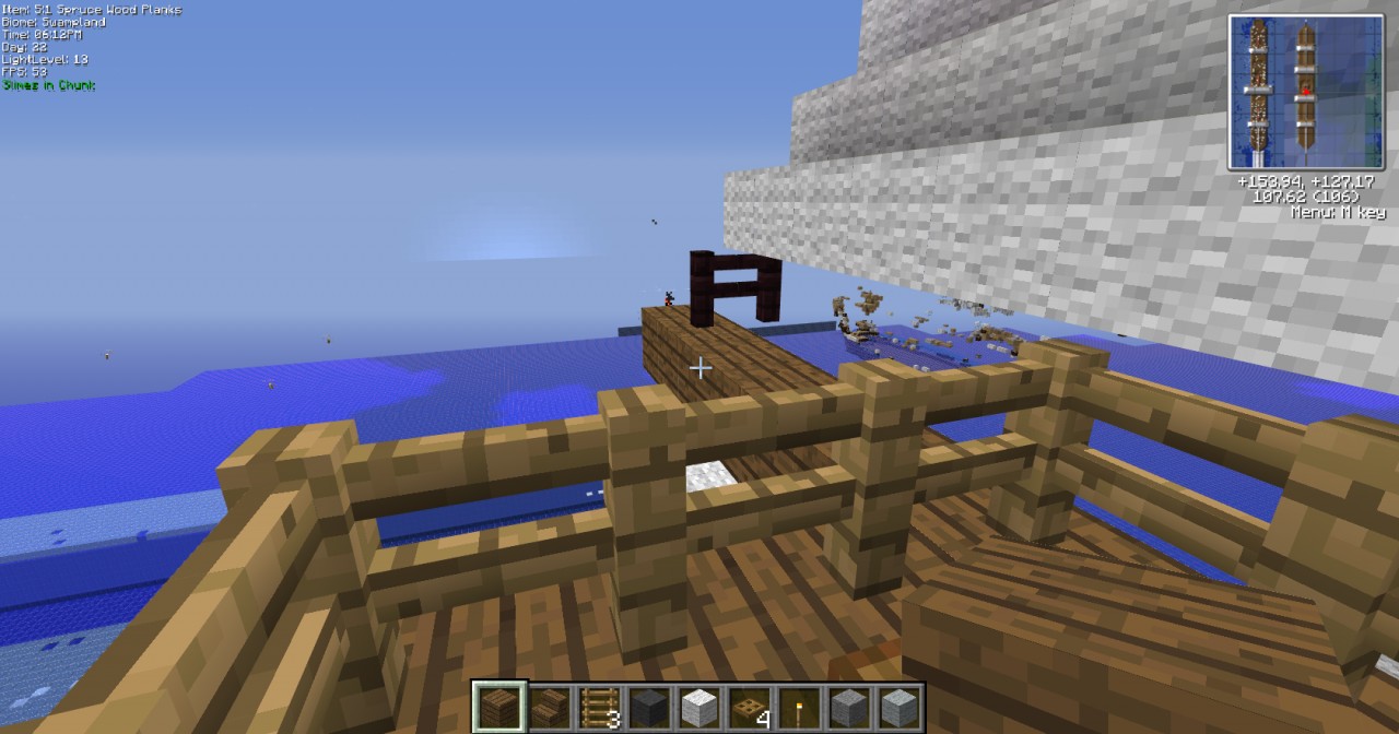 USS Gettysburg 84-gun steamship Minecraft Map