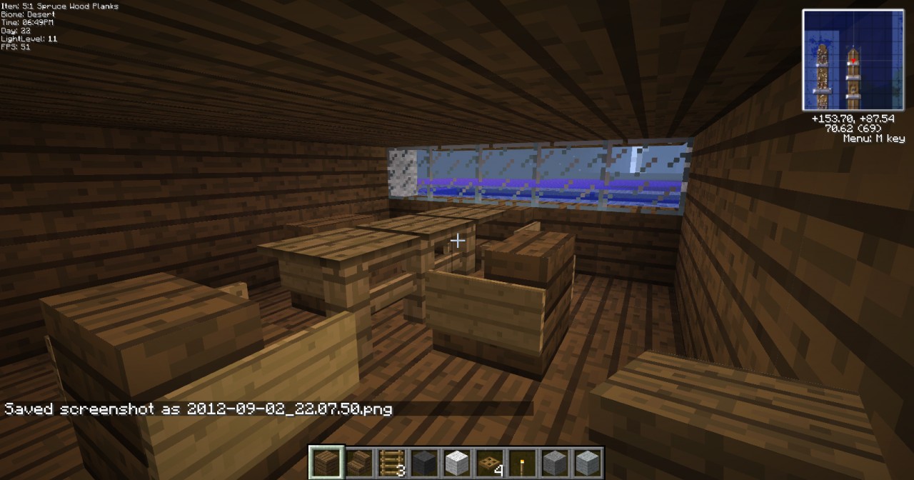 USS Gettysburg 84-gun steamship Minecraft Map