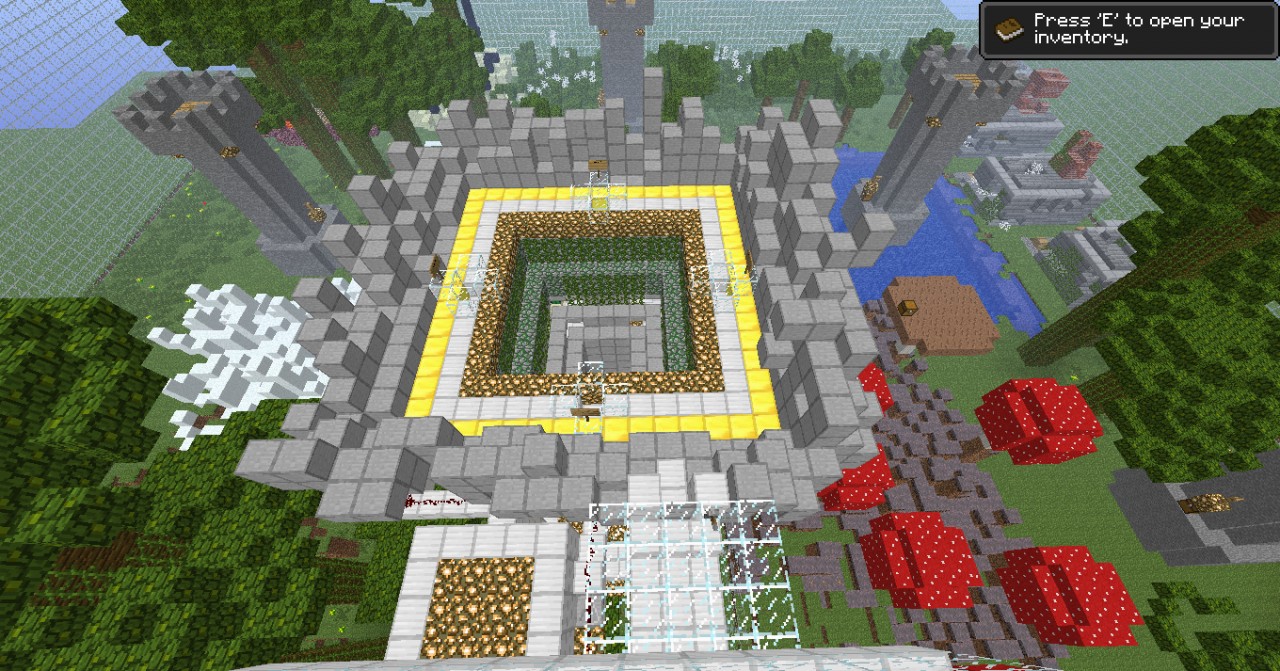 Minecraft : PvP Arena +Hunger Games(for 1.3.1 or 1.3.2 Only) >>The Ultimate PvP biome Minecraft Map