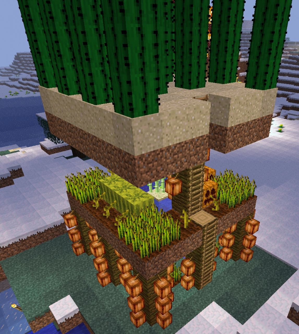 Awesome compact farm Minecraft Map